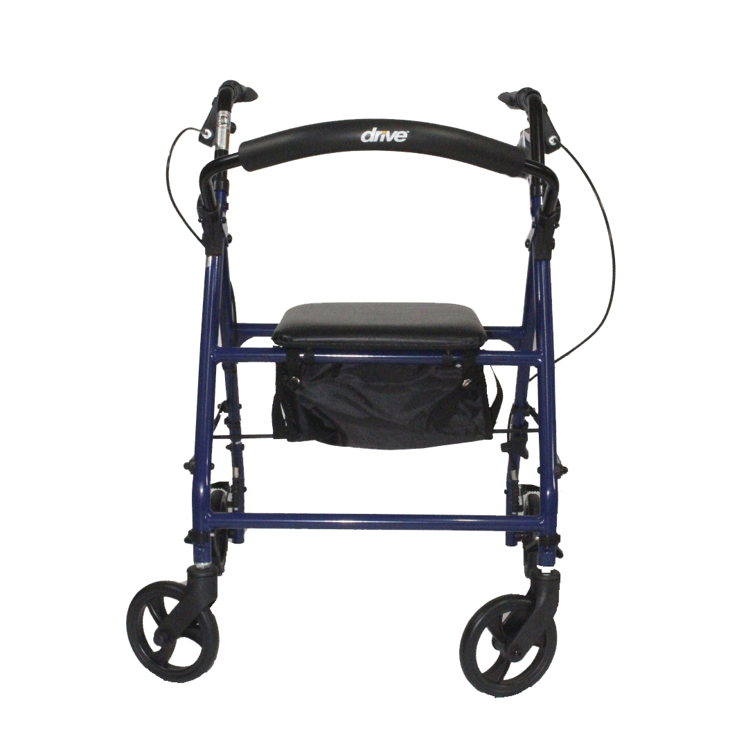ANDADERA DRIVE ROJO ROLLATOR 6″ – Hospimed